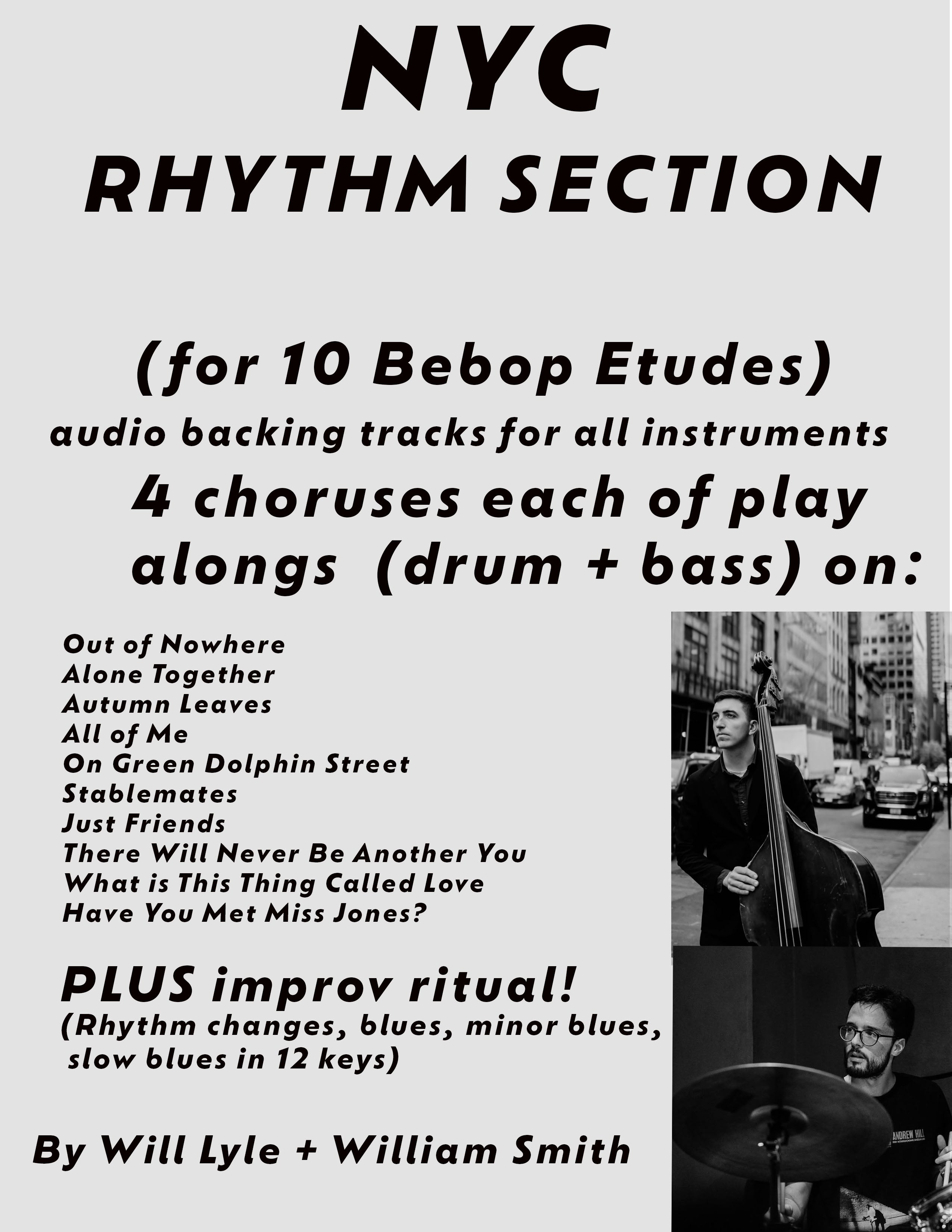 NYC rhythm section - NEW play along backing practice tracks! – Will ...